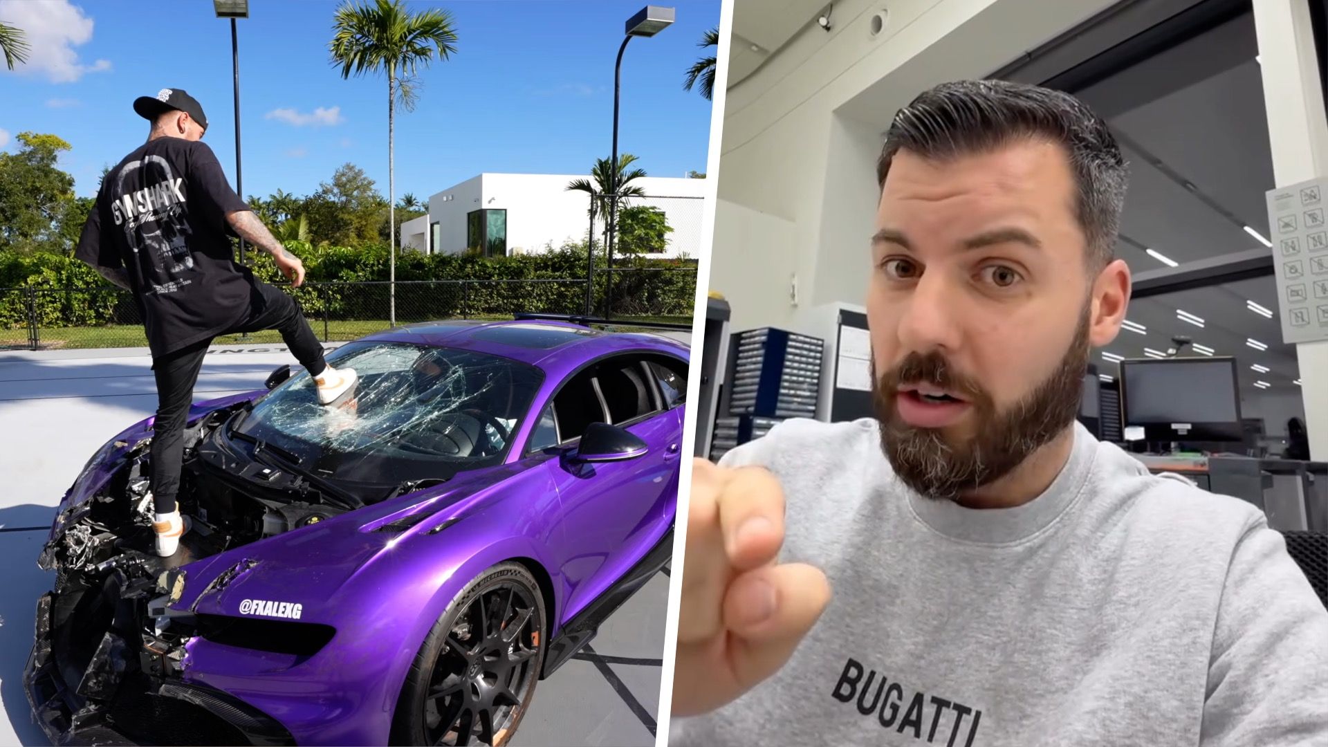 Bugatti-topman leert eigenwijze YouTubers de les: "Dit is gevaarlijk"