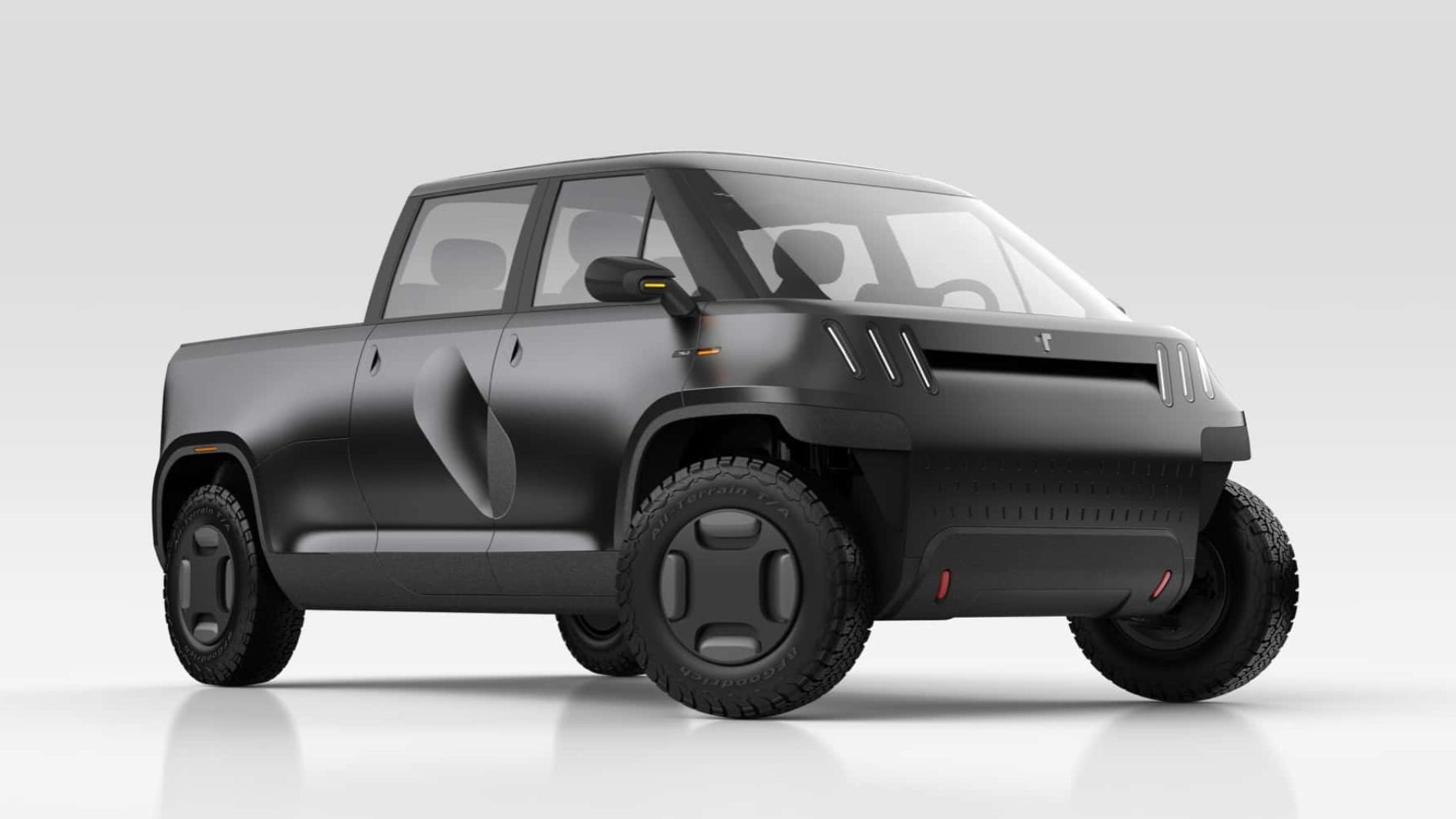 Pick-up is kleiner dan een Mini Cooper en ideaal voor Europa